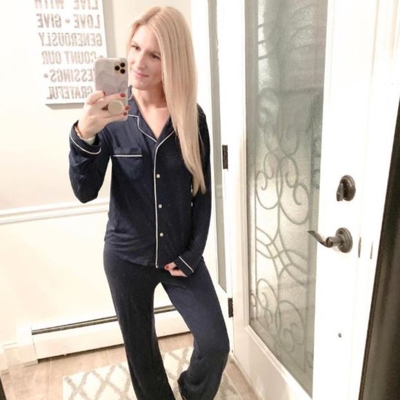 stars above | Intimates & Sleepwear | Soft Notch Collar Pant Pajama Set ...